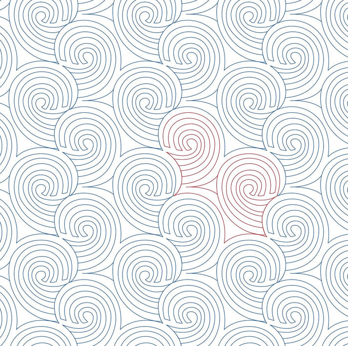 Wavy Sea – Sew Shabby Quilting